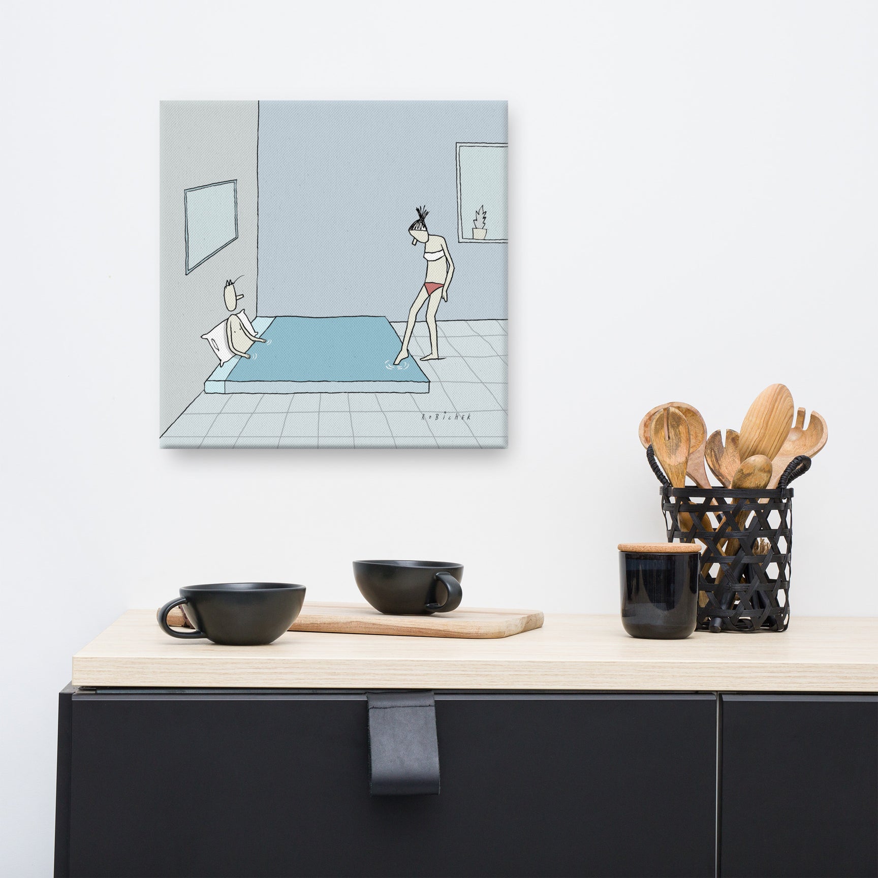 Tip toe Canvas – Yuval Robichek