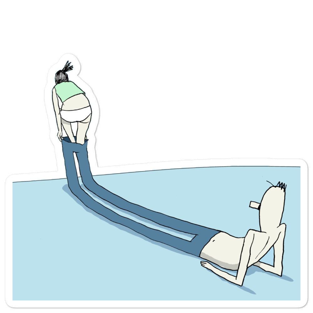 Pair of Trousers Sticker (Bubble-free) – Yuval Robichek